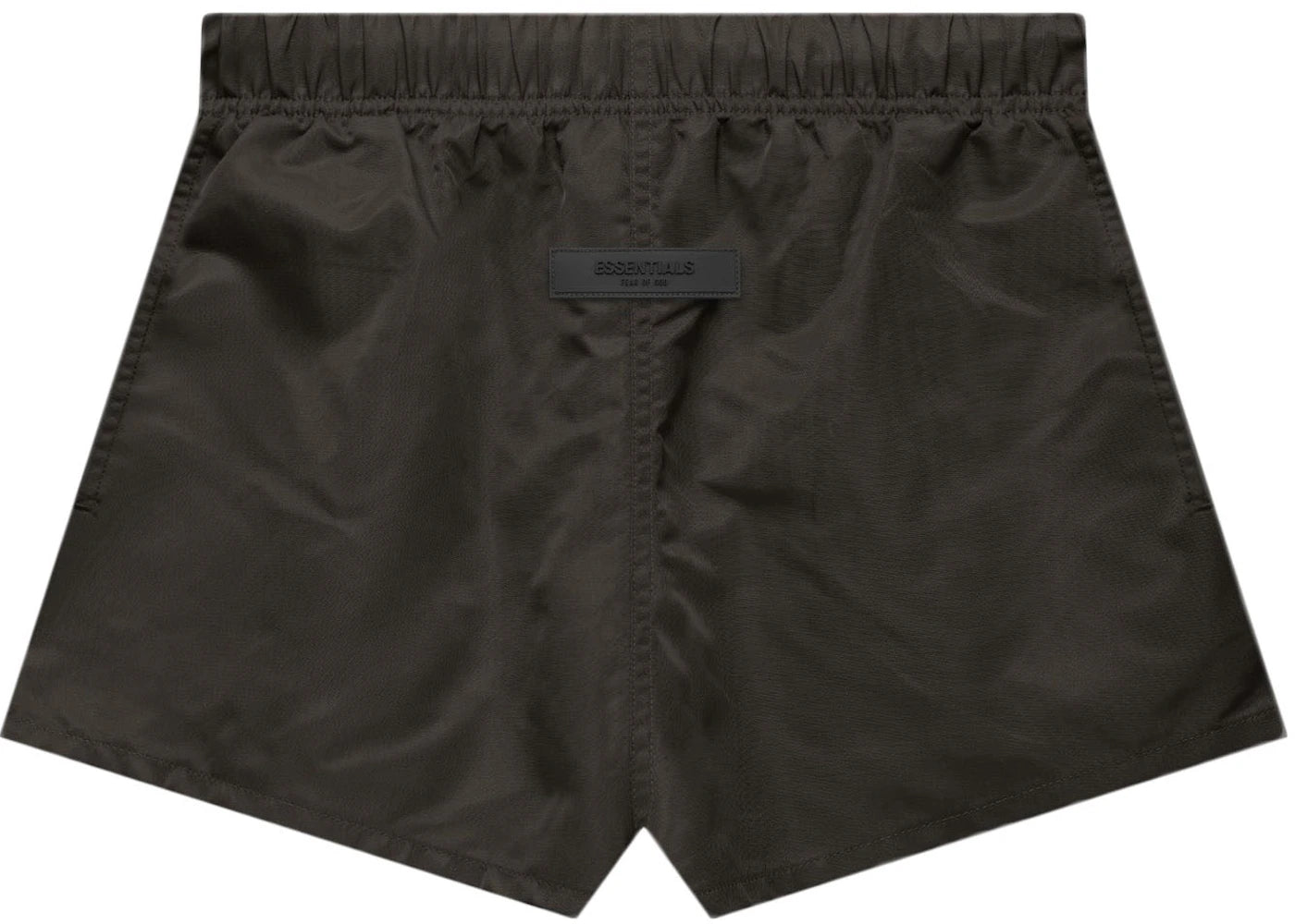 Fear of God Essentials Women's Nylon Running Shorts Off Black – Side Kicks