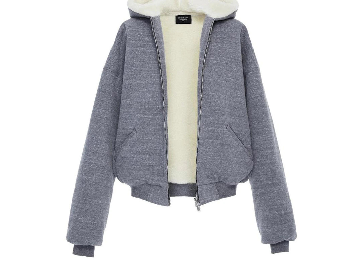 Fear of God Heavy Terry Alpaca Hoodie Grey – Side Kicks