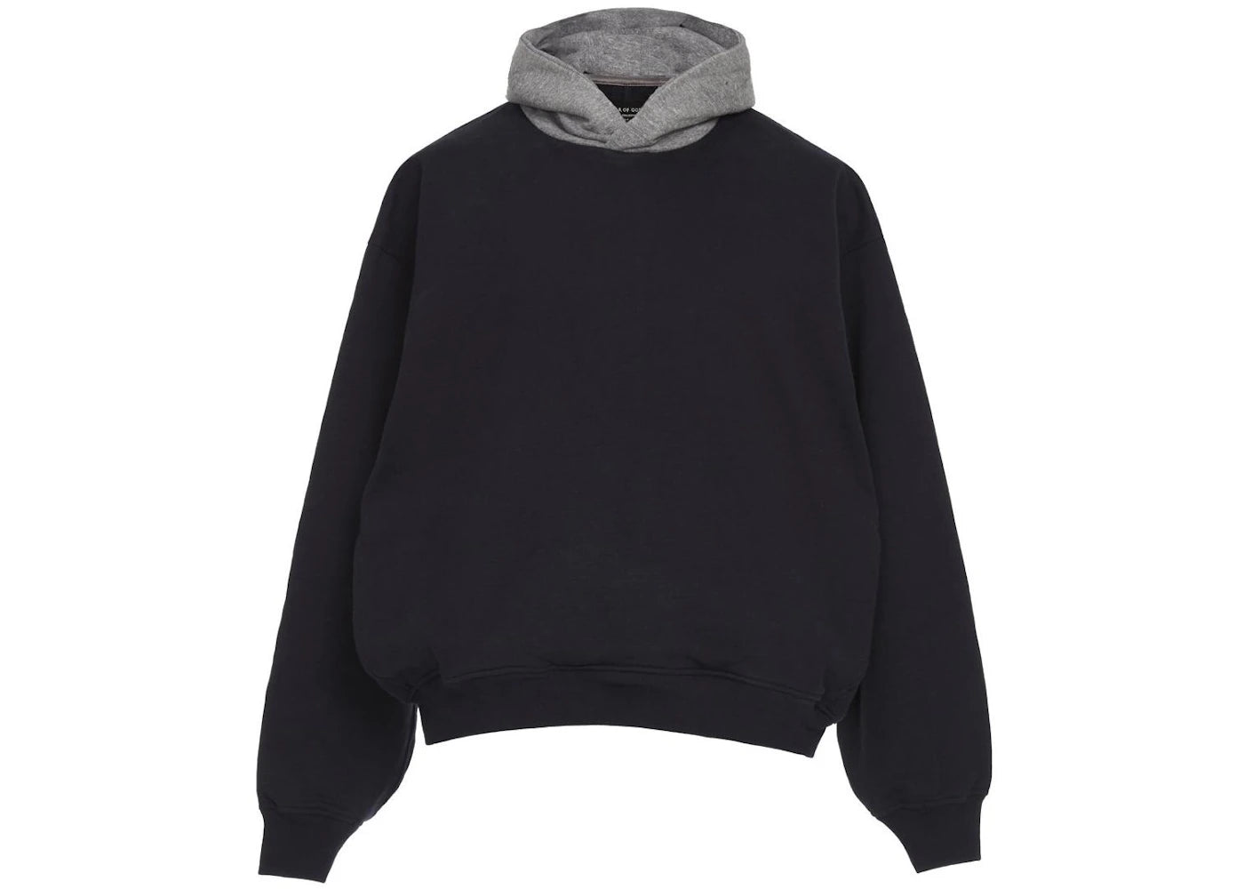 Fear of God Heavy Terry Everyday Hoodie Hoodie Navy/Heather Grey – Side ...