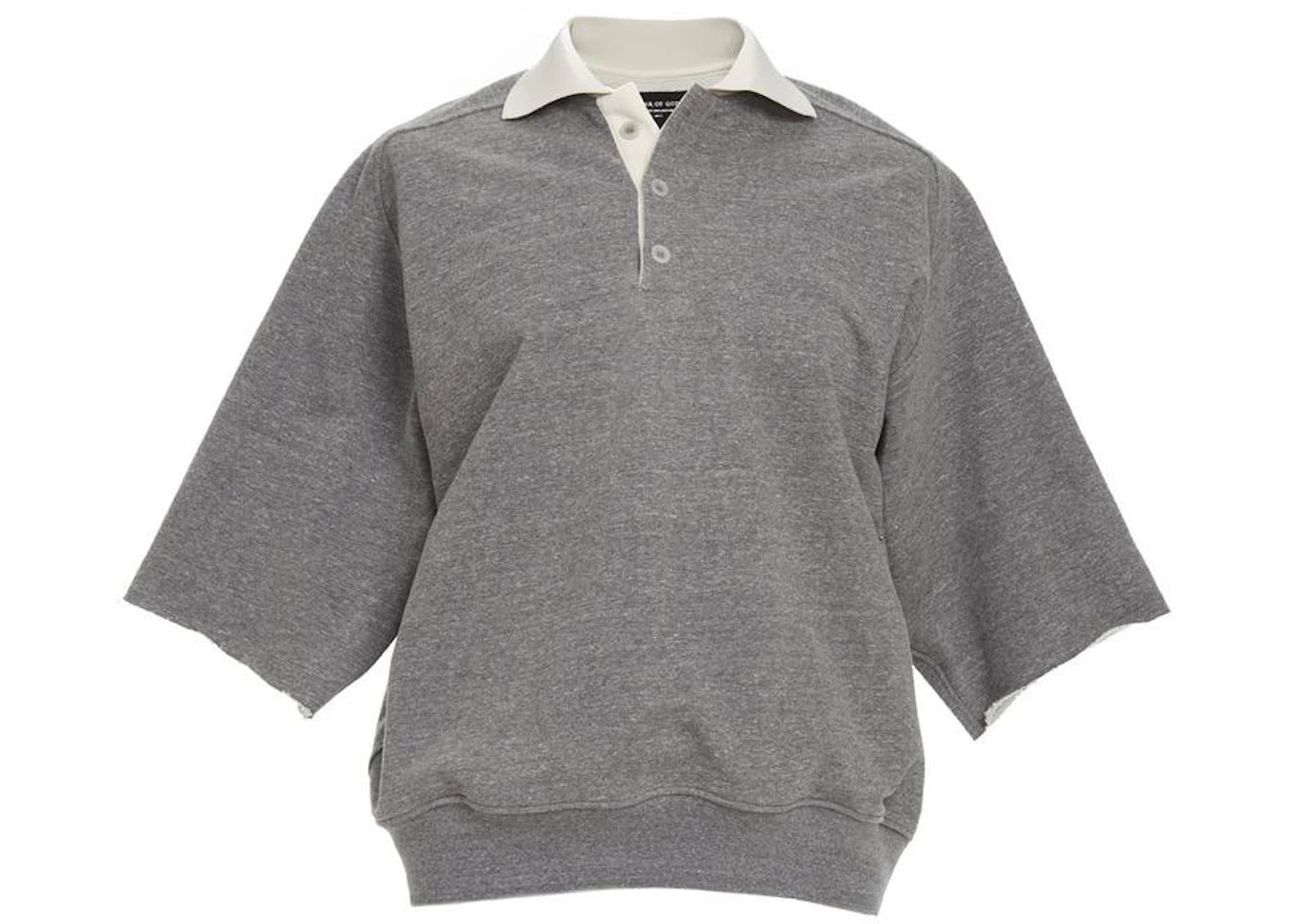 Fear of God Heavy Terry Polo Grey – Side Kicks