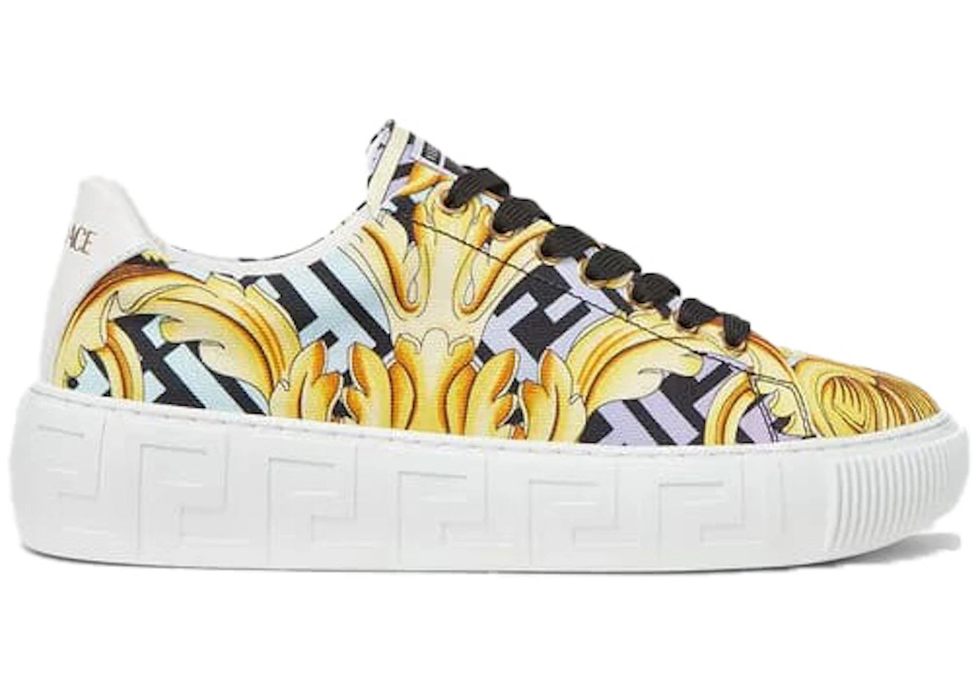 Fendi Fendace Gold Baroque Greca (Women's) – Side Kicks