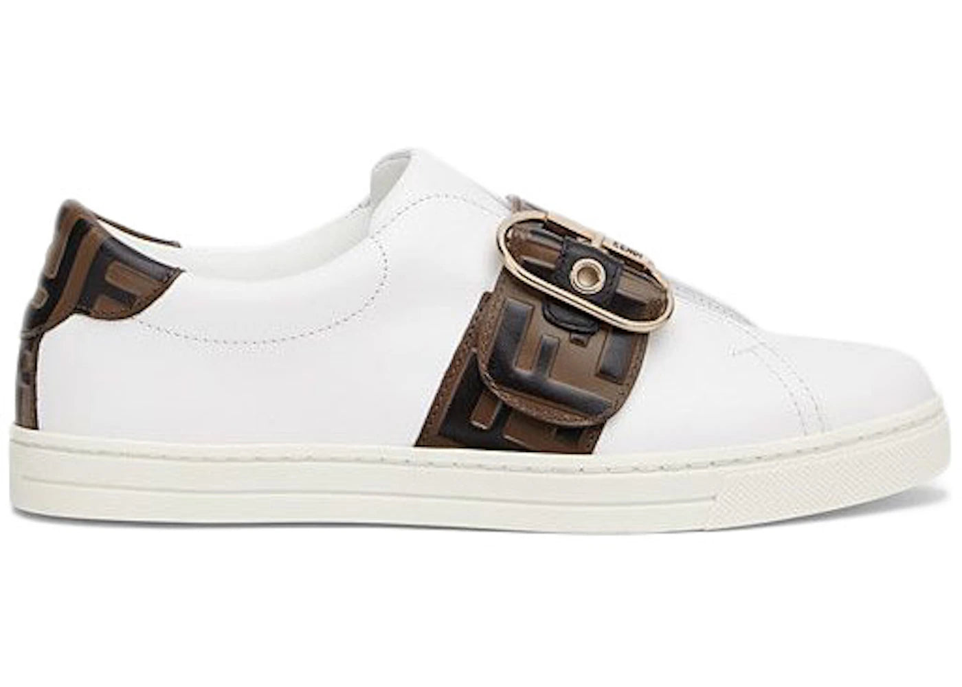 Fendi Maxi Buckle White (Women's) – Side Kicks