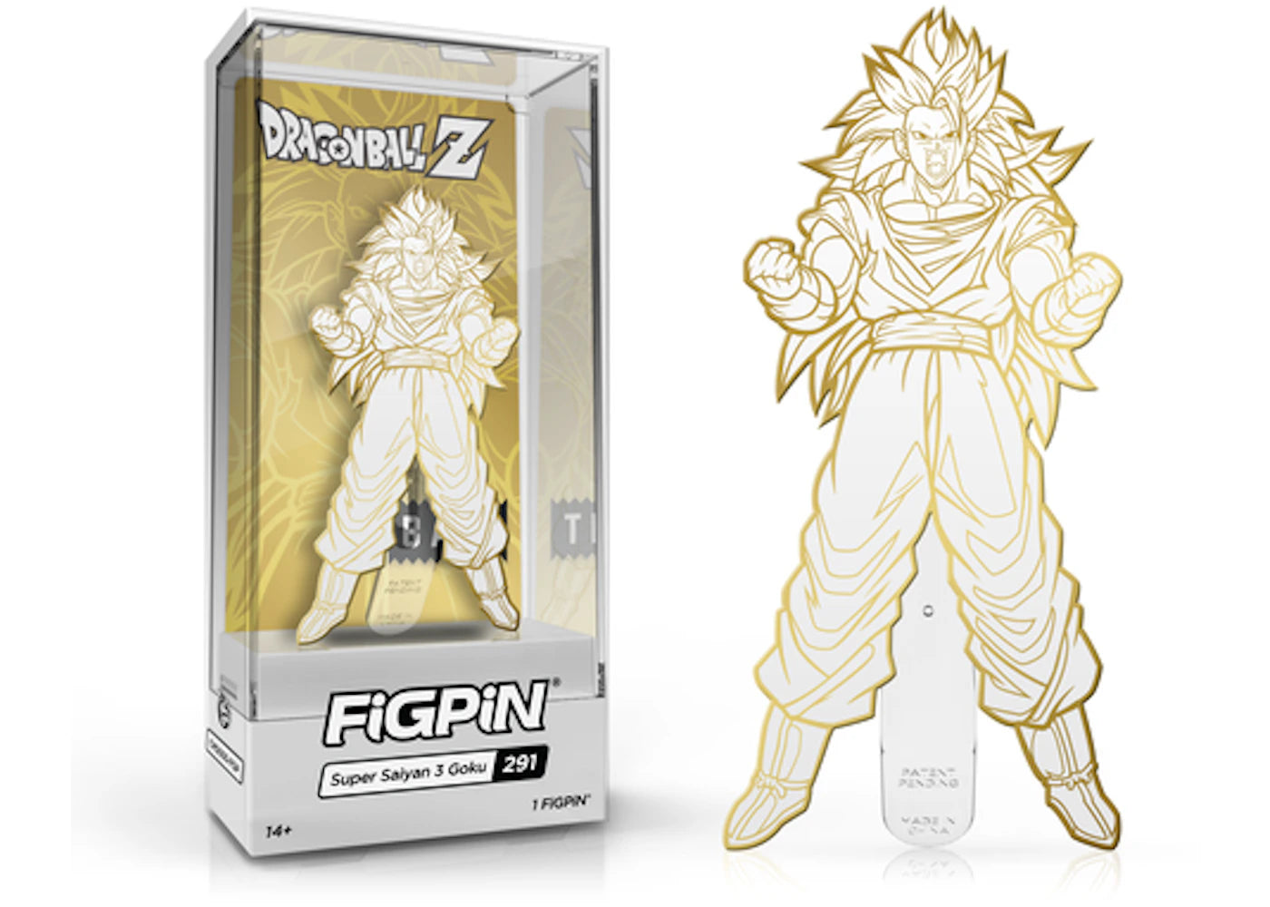 FiGPiN x Bait Dragon Ball Z Super Saiyan Goku #291 NYCC 2019 Limited E ...