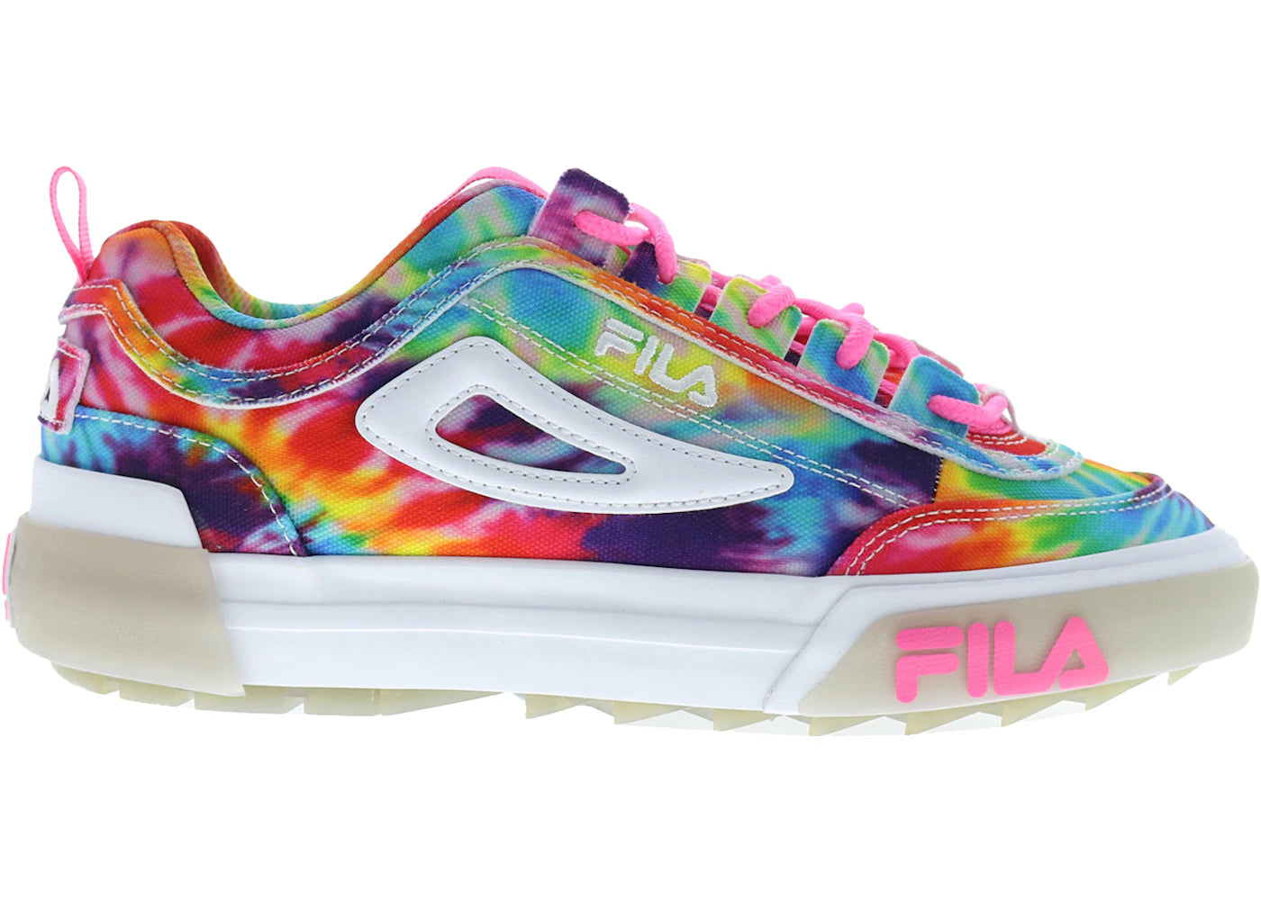 Fila Disruptor II Vulcanized Multi White Pink (Women's) – Side Kicks