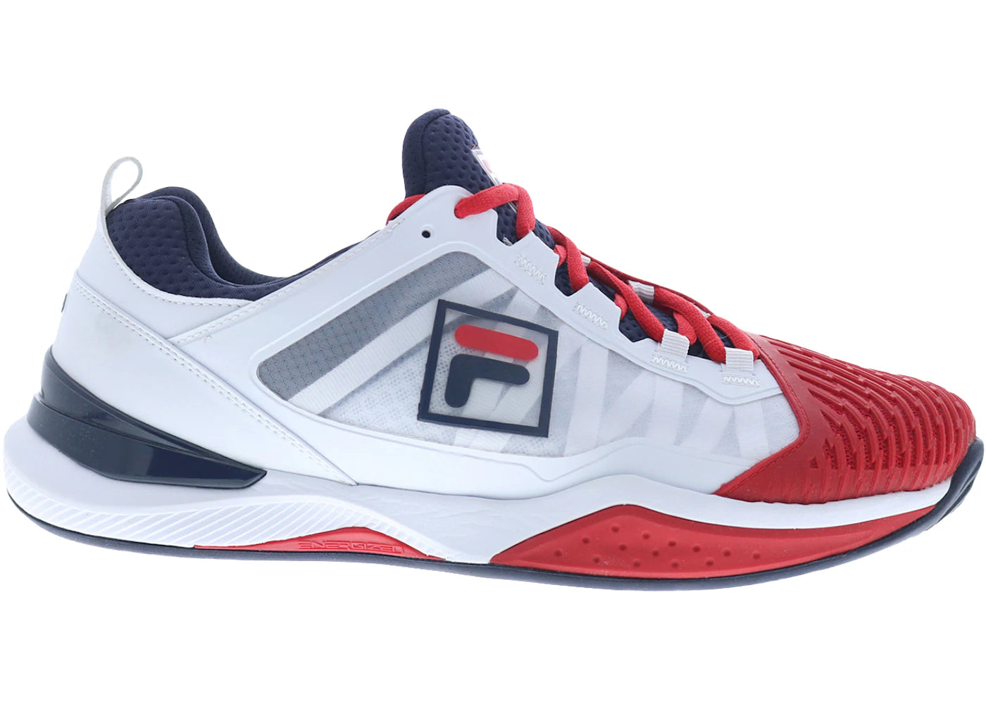 Fila Speedserve Energized White Red Blue – Side Kicks
