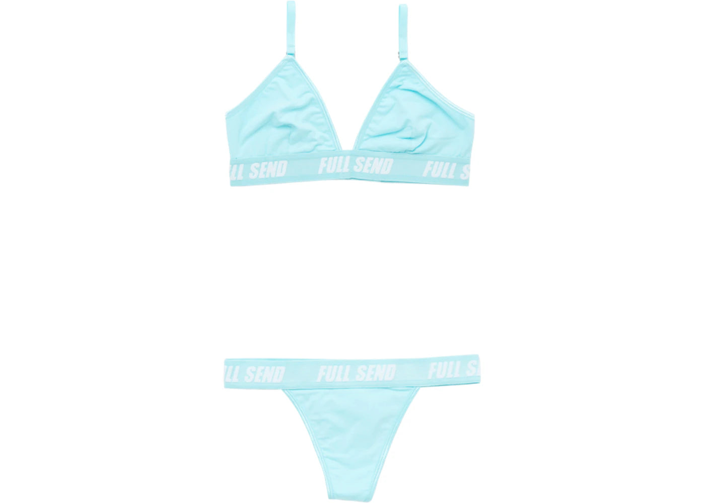 Full Send Full Send Triangle Bra Teal – Side Kicks