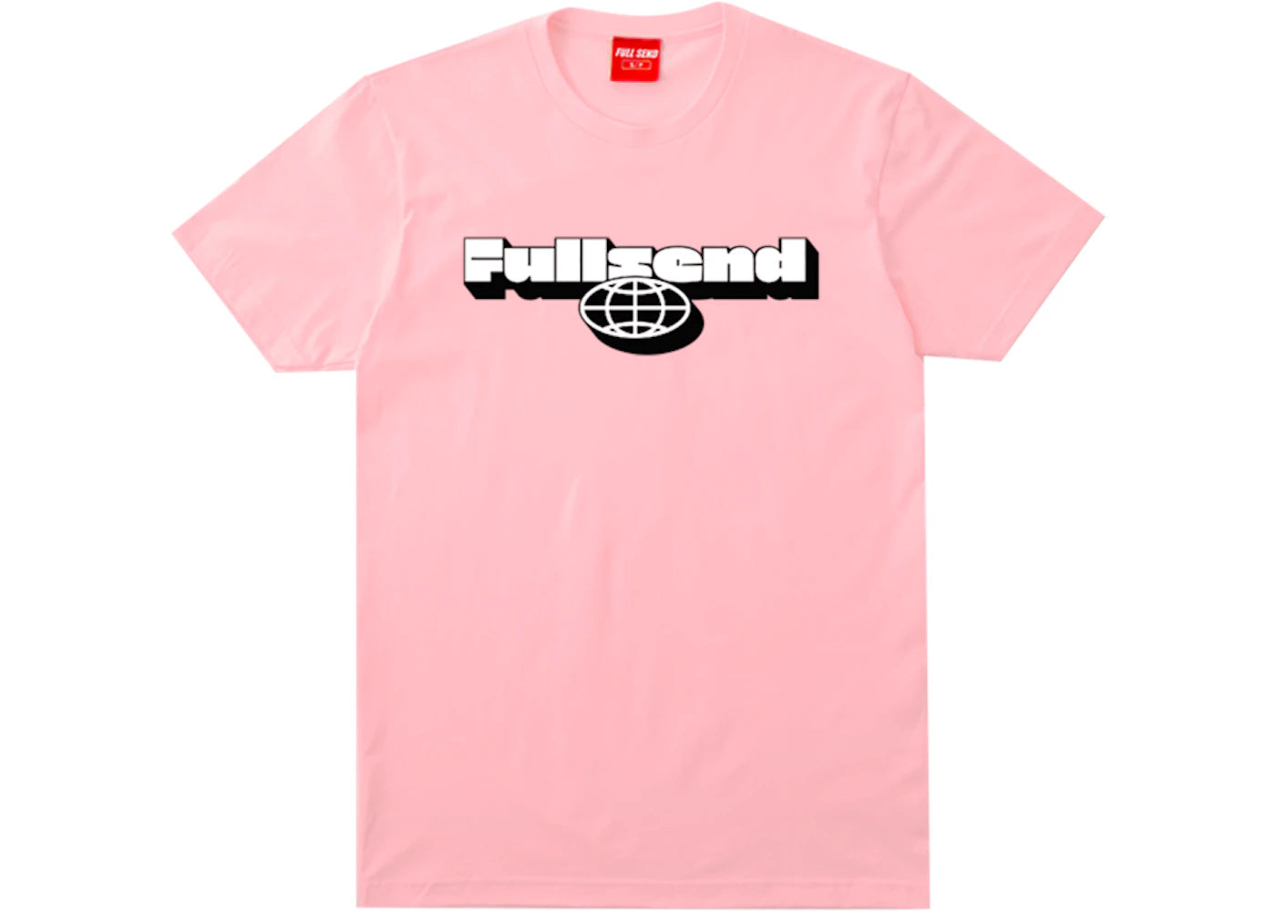 Full Send Globe Tee Pink – Side Kicks