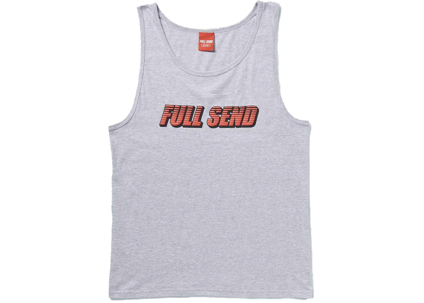 Full Send Lines Tank Grey Heather – Side Kicks