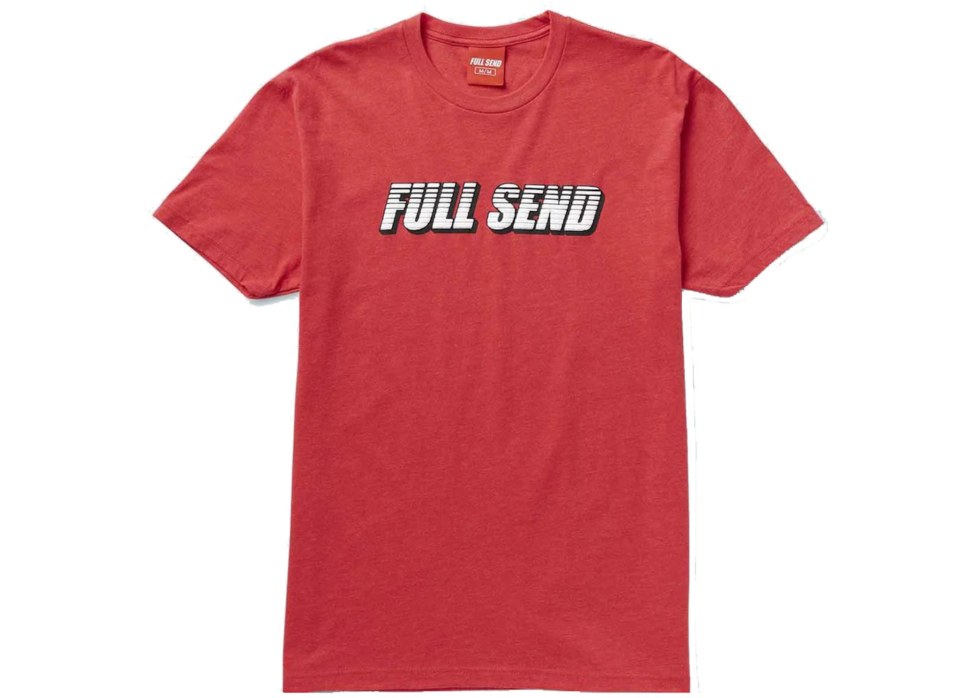 Full Send Lines Tee Red – Side Kicks