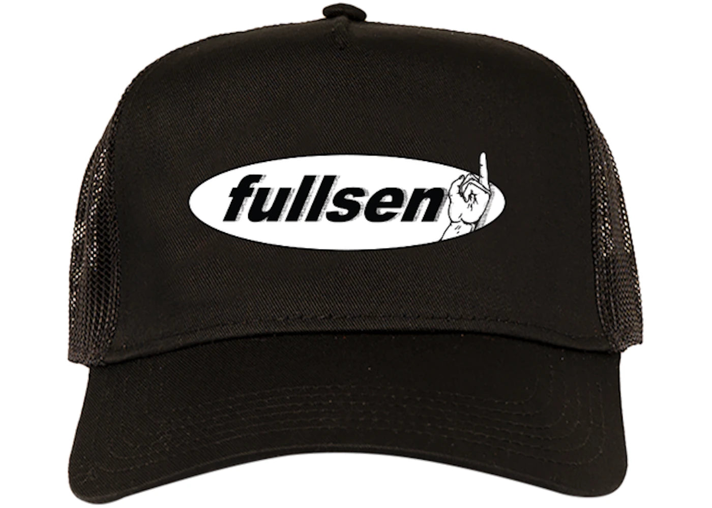 Full Send Middle Finger Hat Black – Side Kicks