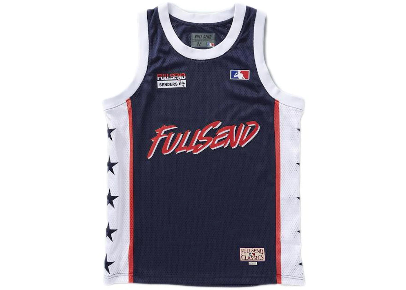 Full Send USA Basketball Jersey Navy – Side Kicks