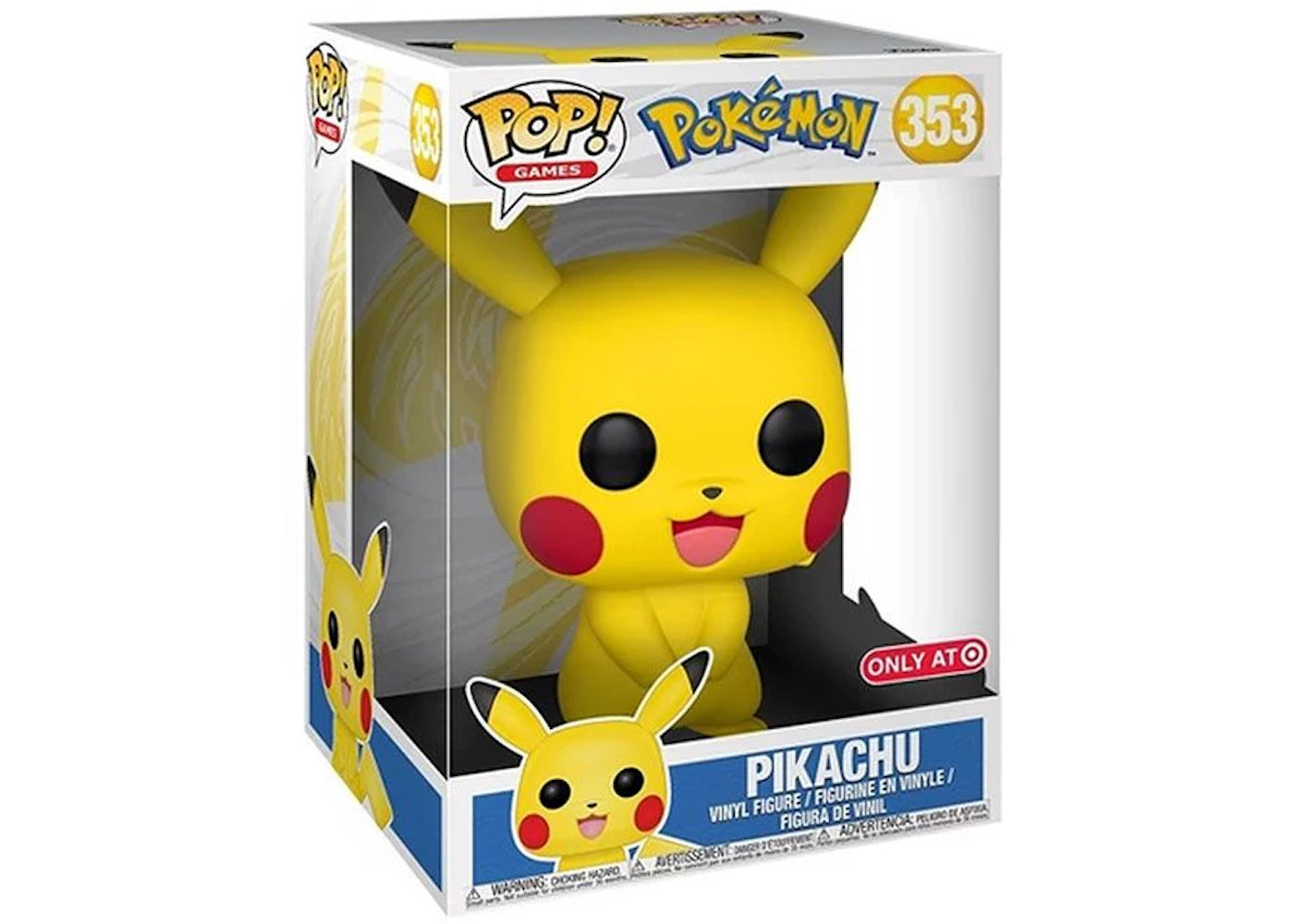 Funko Pop! Games Pokemon Pikachu 10 inch Target Exclusive Figure #353 ...