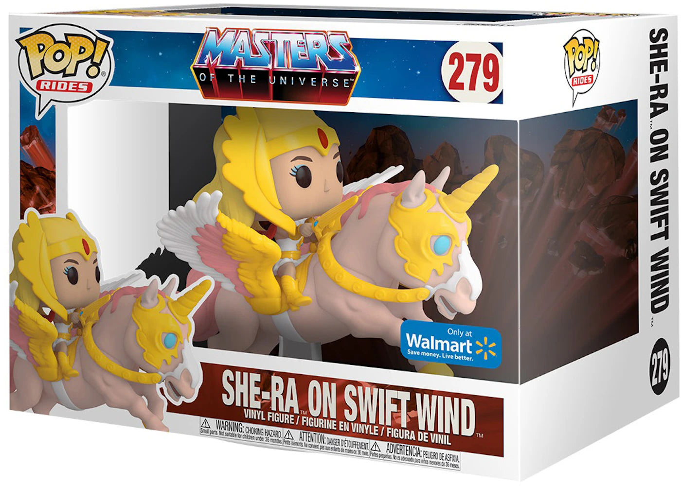 Funko Pop! Rides Masters Of The Universe She-Ra On Swift Wind Walmart ...
