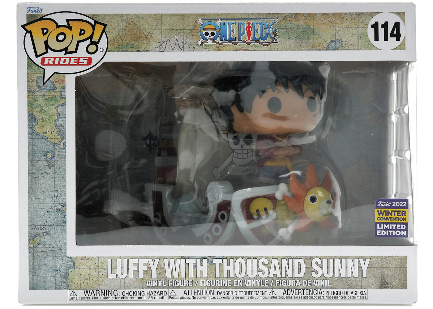 Funko Pop! Rides One Piece Luffy with Thousand Sunny 2022 Winter Conve ...