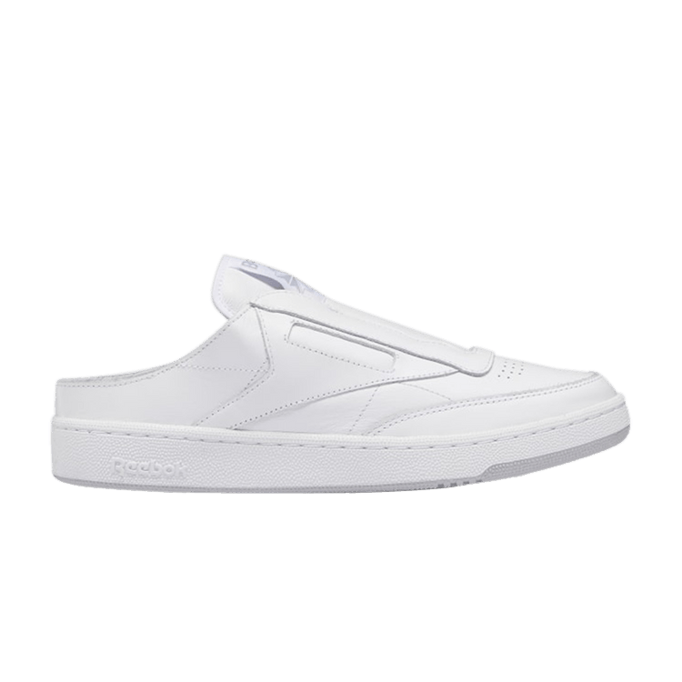 Reebok Club C Laceless Mule Beams White – Side Kicks