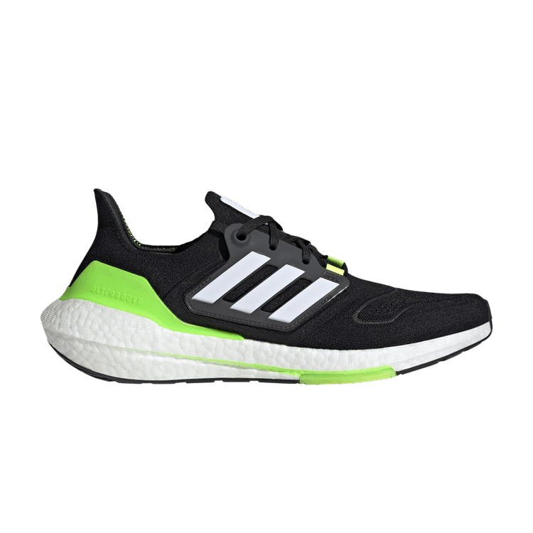 adidas Ultra Boost 22 Core Black Solar Green – Side Kicks