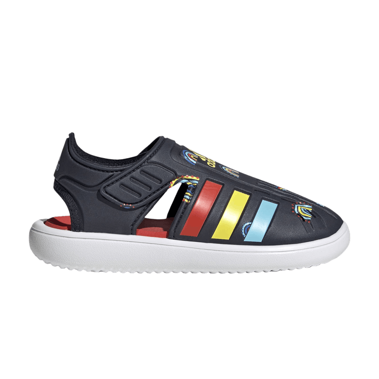adidas Water Closed-Toe Sandals Legend Ink Bold Orange Impact Yellow ...