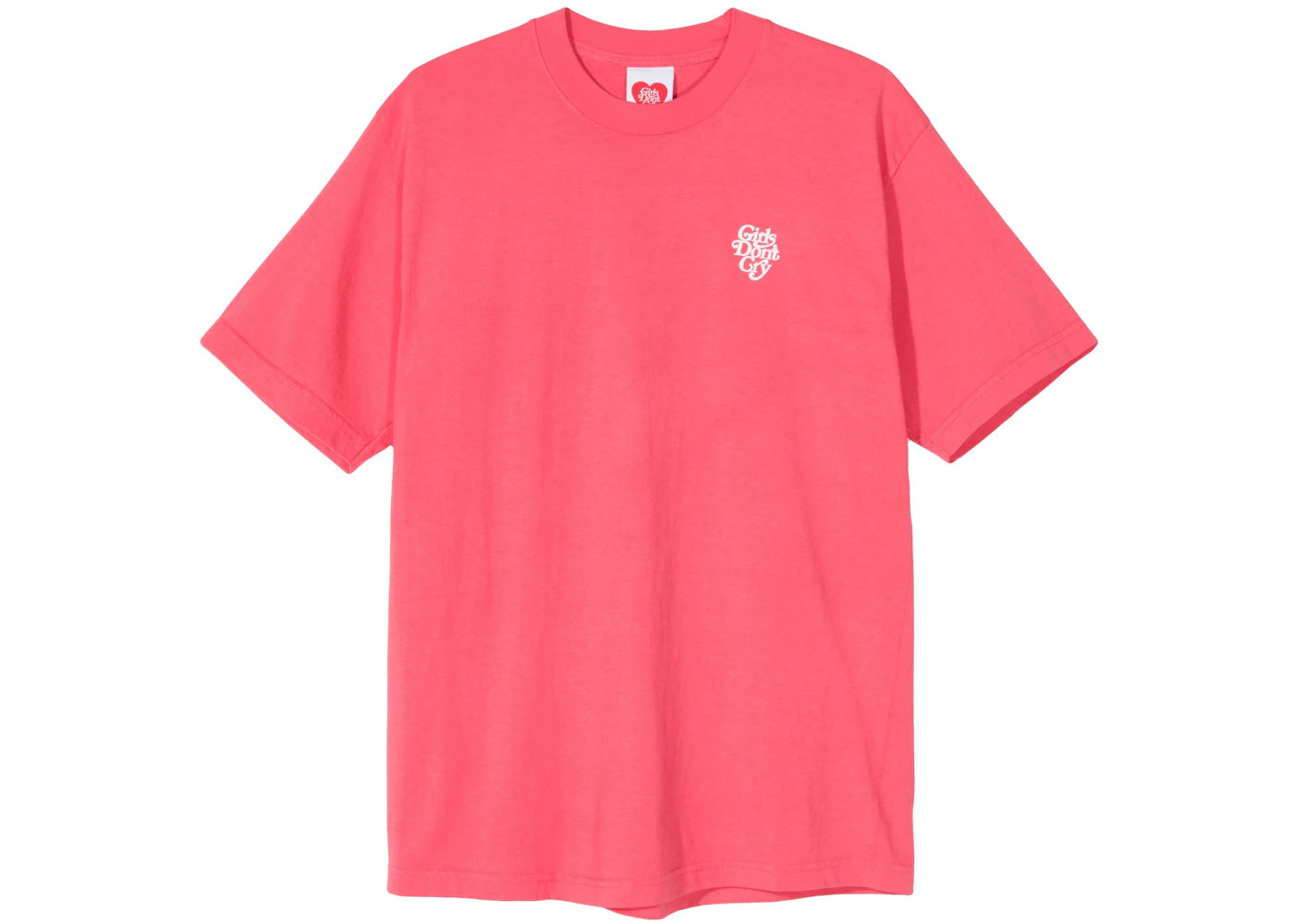 Girls Don't Cry Logo T-Shirt Pink – Side Kicks