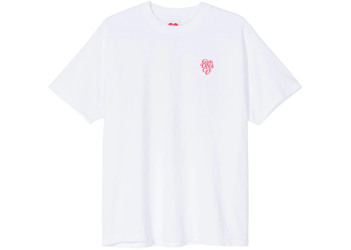 Girls Don't Cry Logo T-Shirt White – Side Kicks