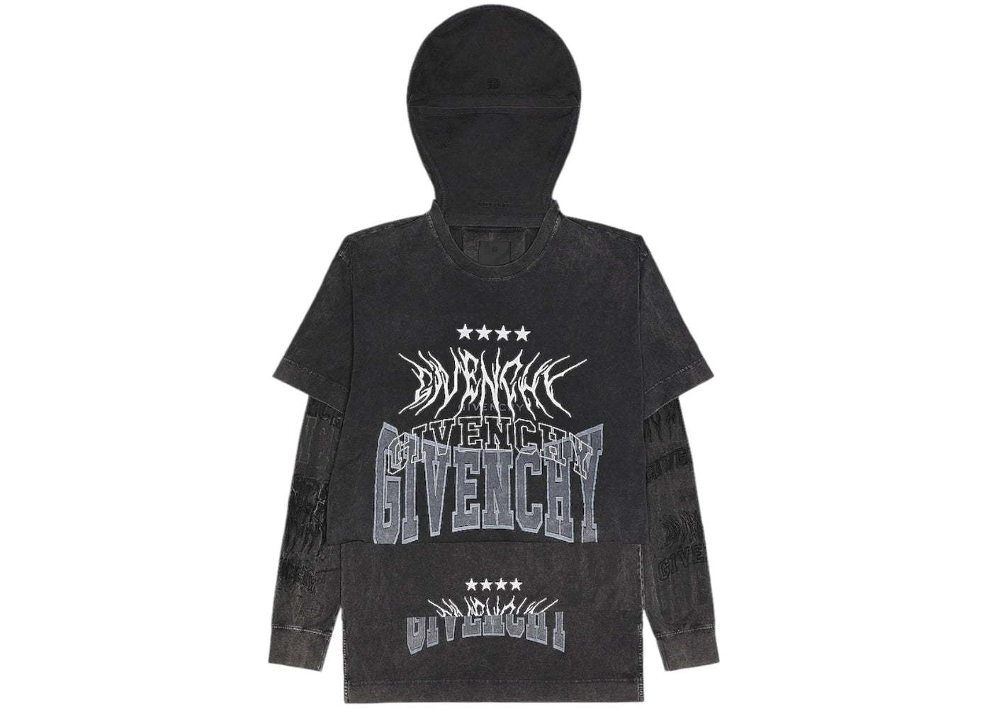 Givenchy All-In-One Balaclava T-shirt Grey – Side Kicks