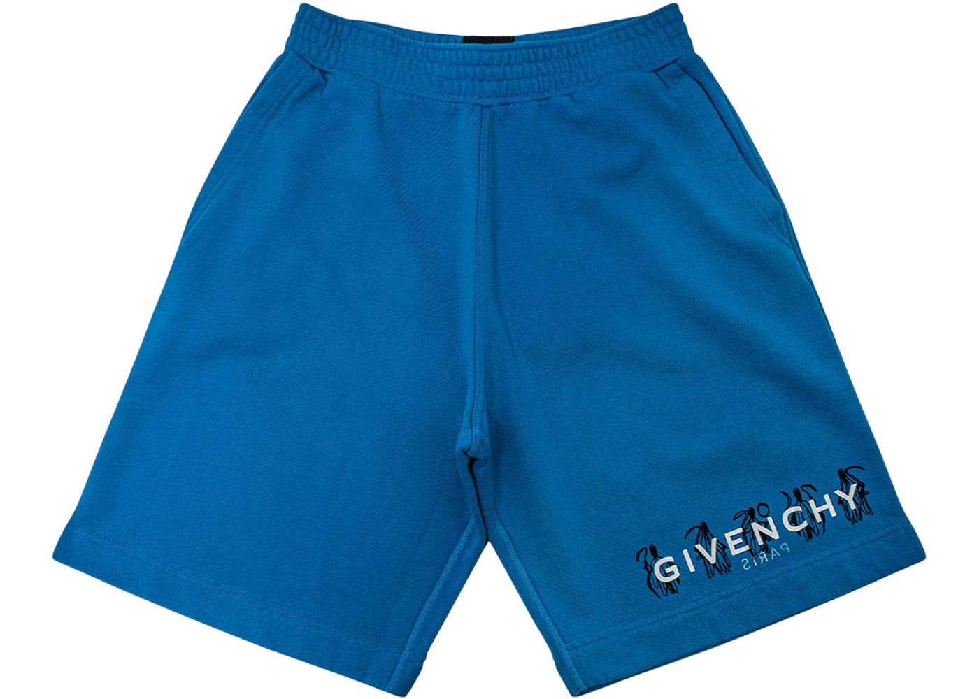 Givenchy x Josh Smith 4G Reaper Reverse Logo Bermuda Shorts Blue/Multi ...