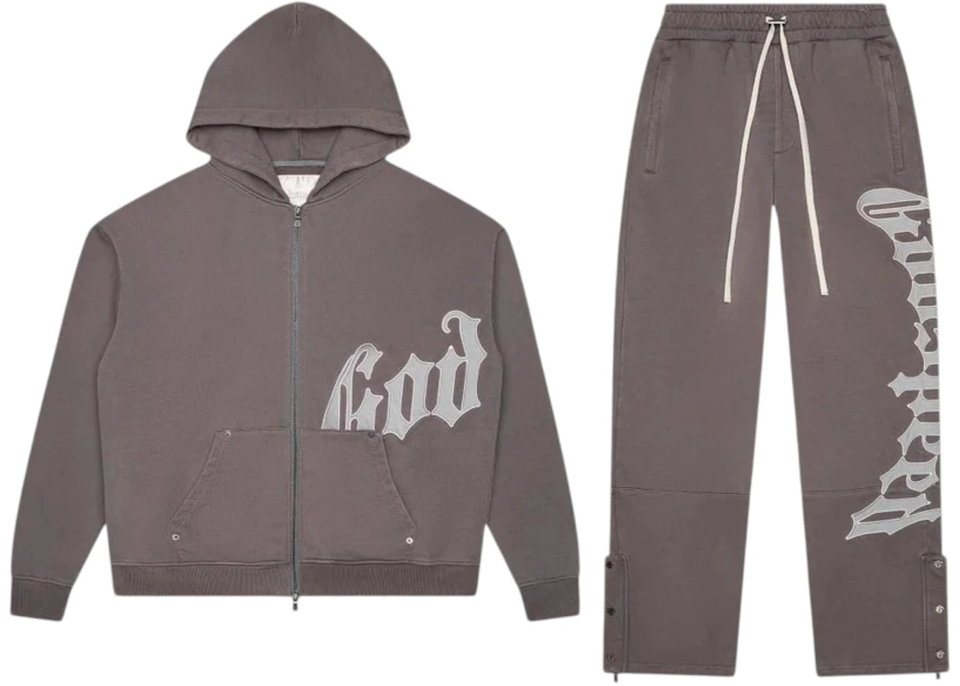 Godspeed OG Logo V2 Sweatsuit Stone Grey – Side Kicks