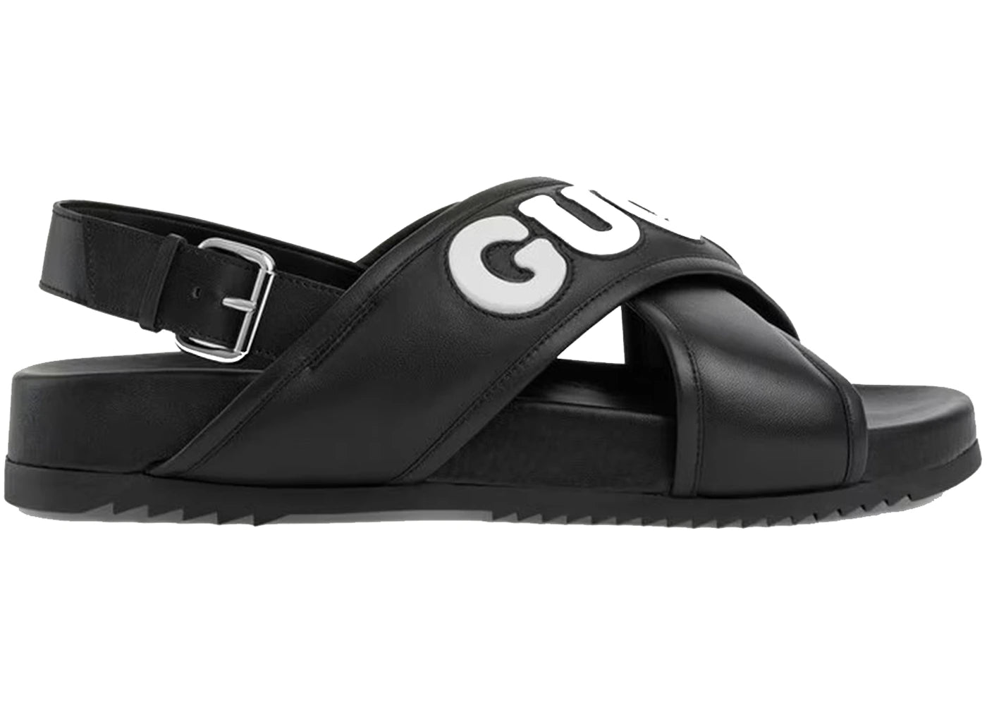 Gucci Crossover Sandals Black – Side Kicks