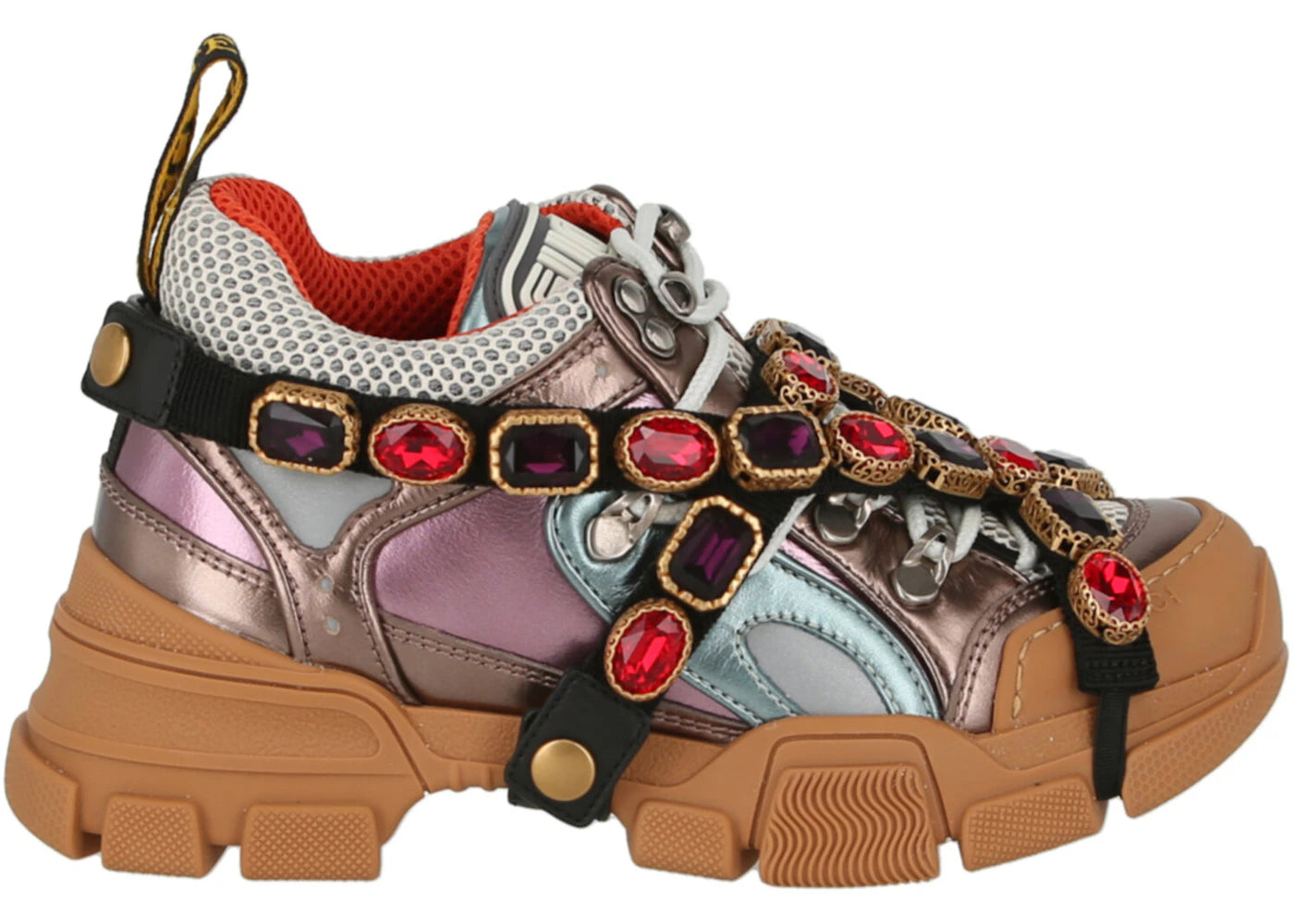 Gucci Flashtrek Crystal Metalic (Women's) – Side Kicks