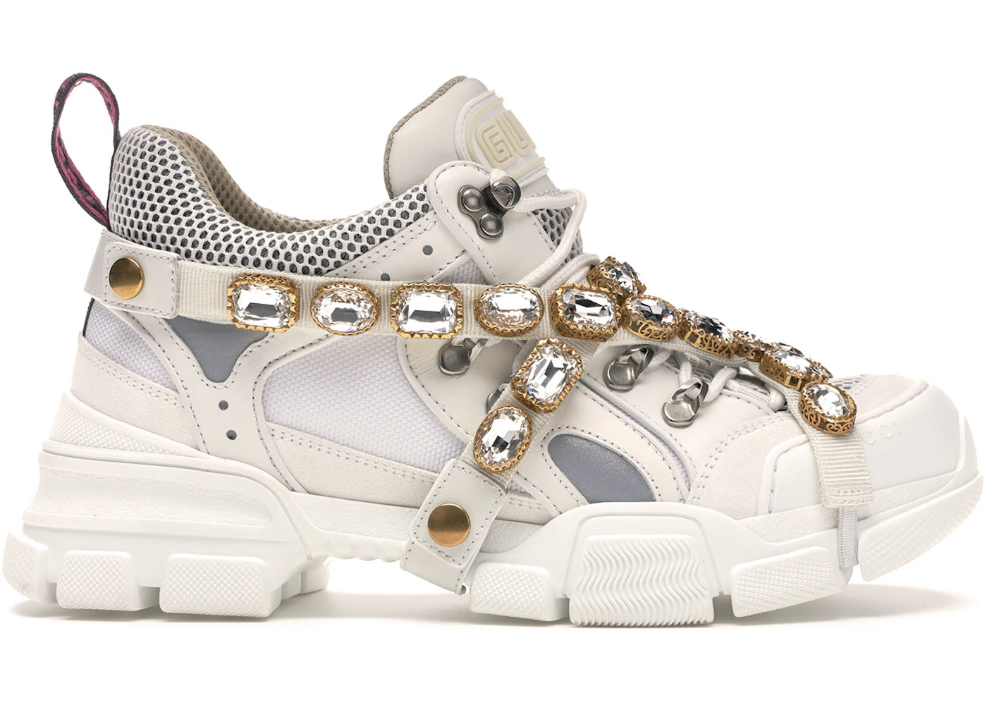 Gucci Flashtrek SEGA Ivory Removable Crystal (W) – Side Kicks