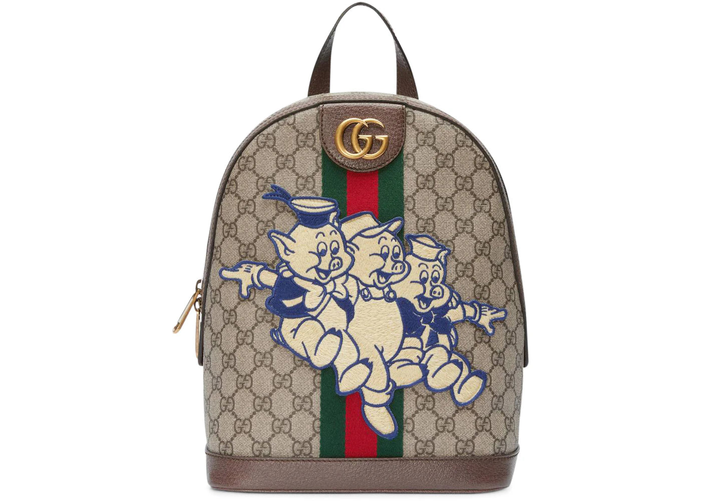 Gucci Ophidia GG Backpack Three Little Pigs Beige/Ebony – Side Kicks