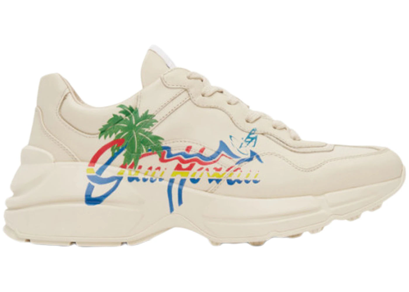 Gucci Rhyton Hawaii Ivory Multi – Side Kicks
