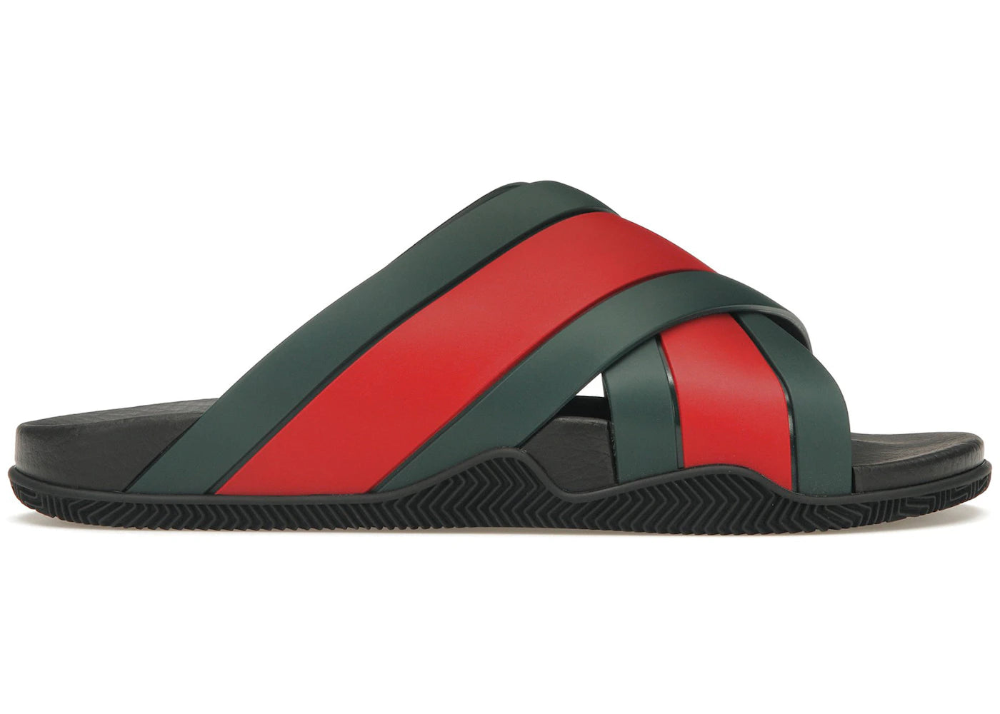 Gucci Web Slide Black Rubber – Side Kicks