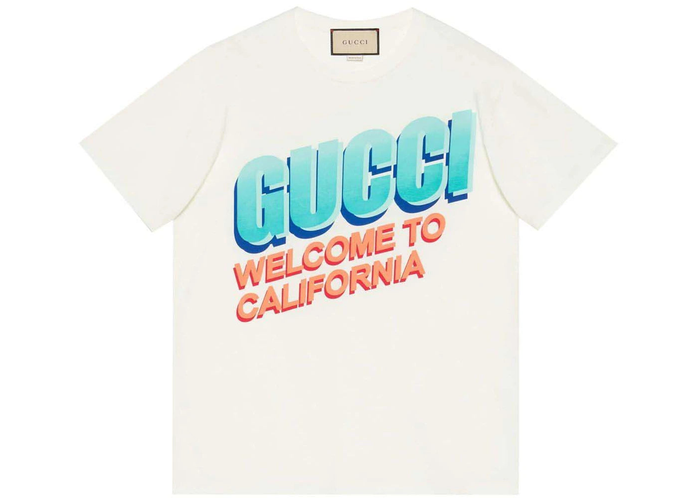 Gucci Welcome To California T-shirt White – Side Kicks