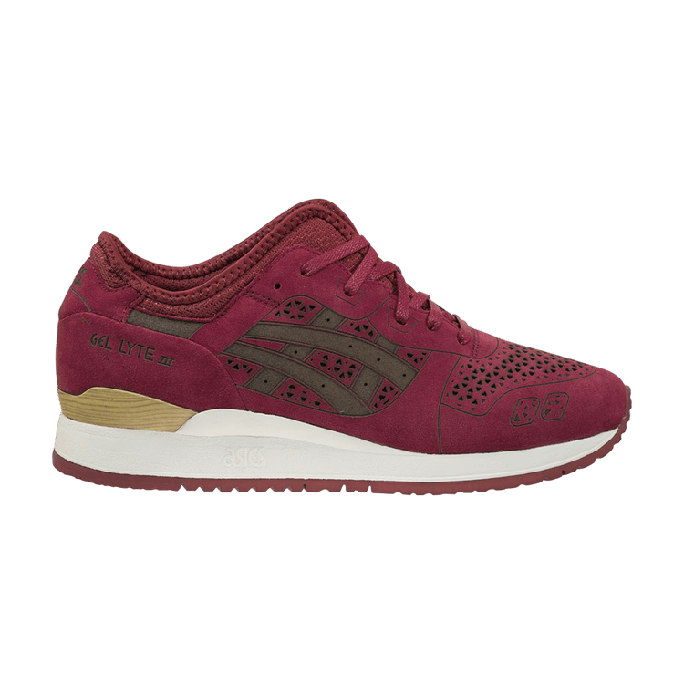 ASICS Gel-Lyte III Laser Cut (Burgundy) – Side Kicks