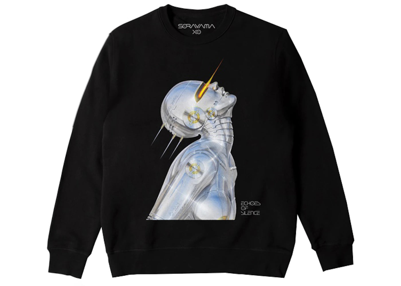Hajime Sorayama x The Weeknd Echoes Of Silence Cover Crewneck Black ...