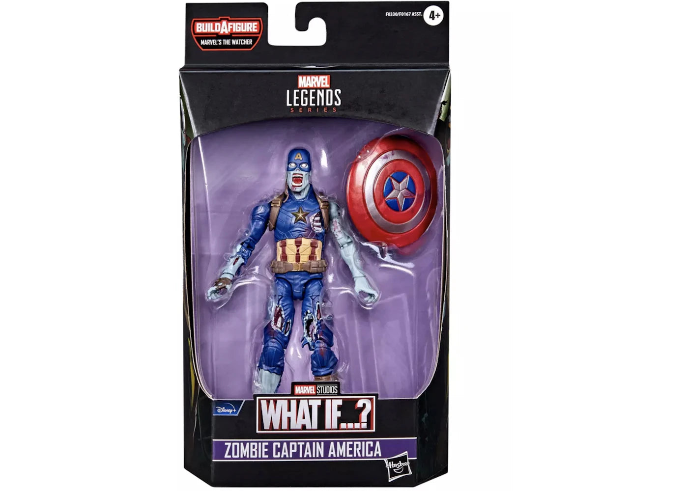 Hasbro Marvel Legends What If...? Zombie Captain America Action Figure ...