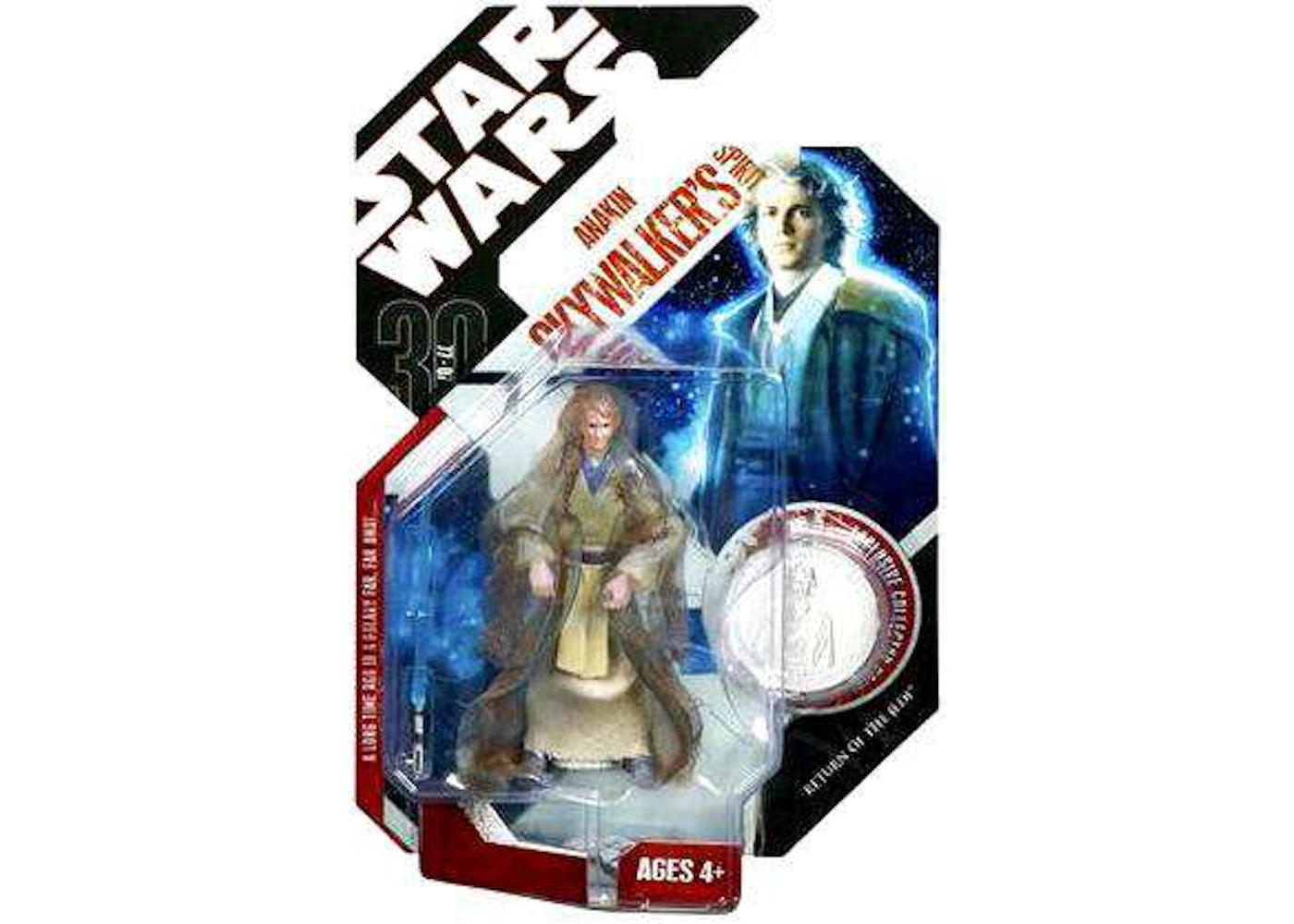 Hasbro Star Wars 30th Anniversary Anakin Skywalker Jedi Spirit Action ...
