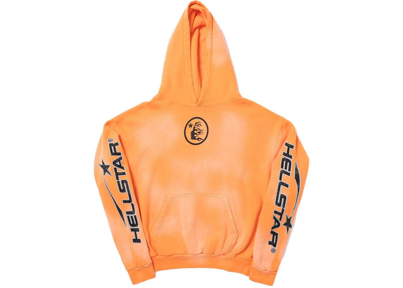Hellstar Fire Orange Hoodie Orange Dye – Side Kicks