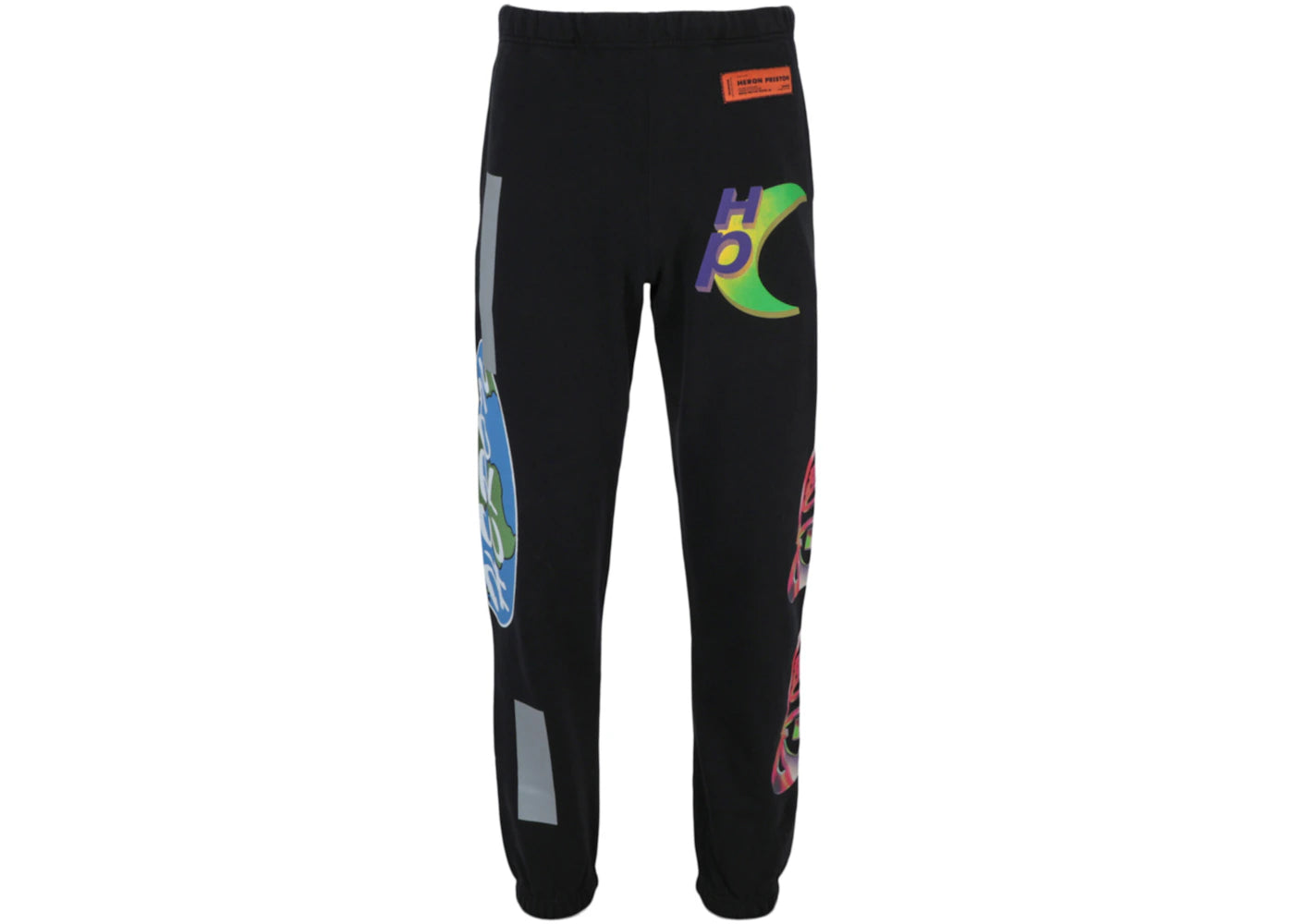 Heron Preston Global Collage Sweatpants Black – Side Kicks
