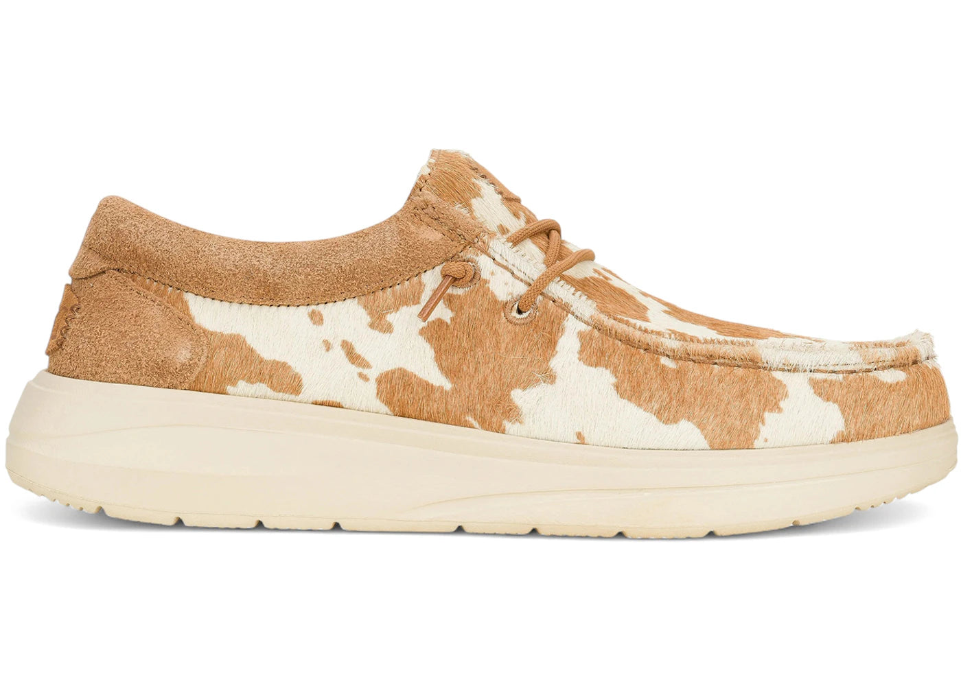 Hey Dude Wally Comf Yellowstone Tan Cow – Side Kicks