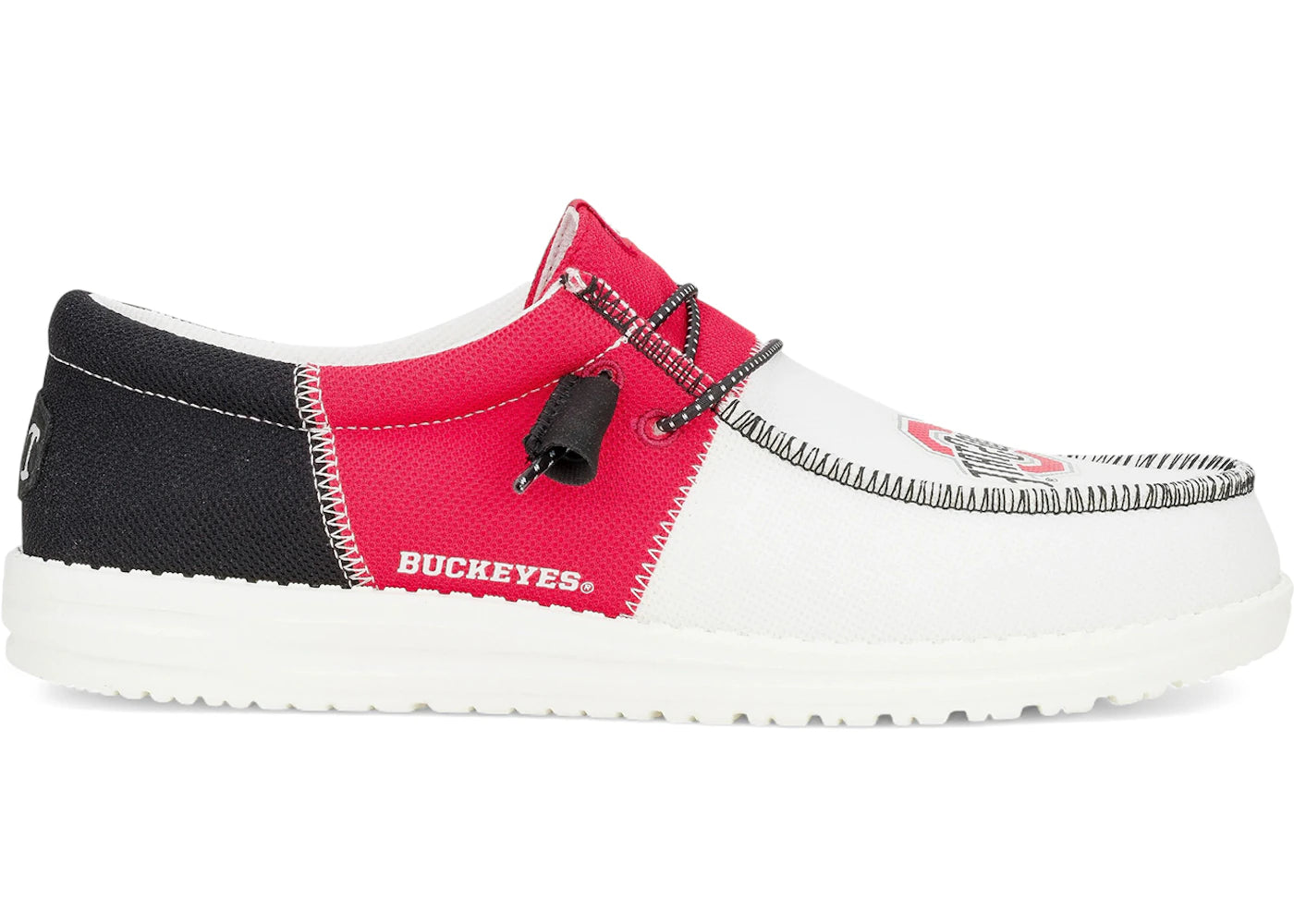 Hey Dude Wally Tri Ohio State Buckeyes Red Black – Side Kicks