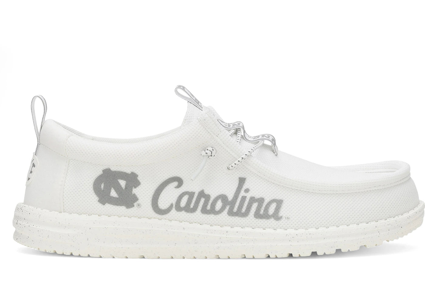 Hey Dude Wally UNC Tar Heels White – Side Kicks