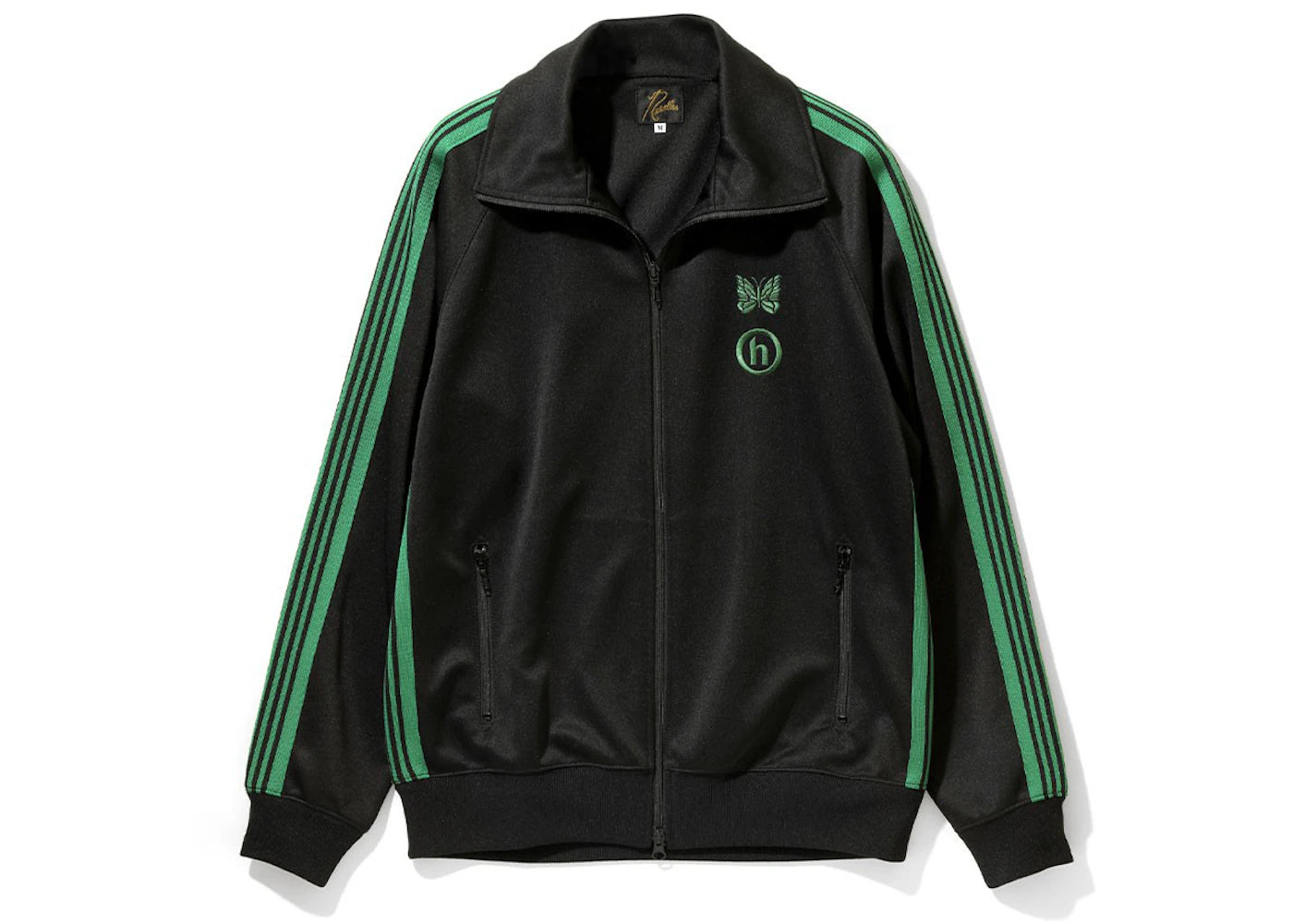 Hidden NY x Needles Track Jacket Black Green – Side Kicks