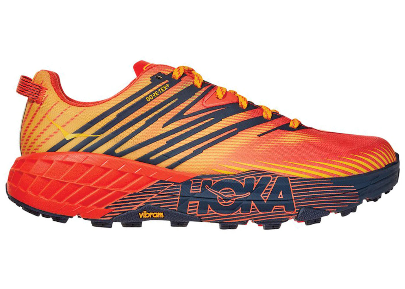 Hoka One One Speedgoat 4 Gore-Tex Mandarin Red – Side Kicks