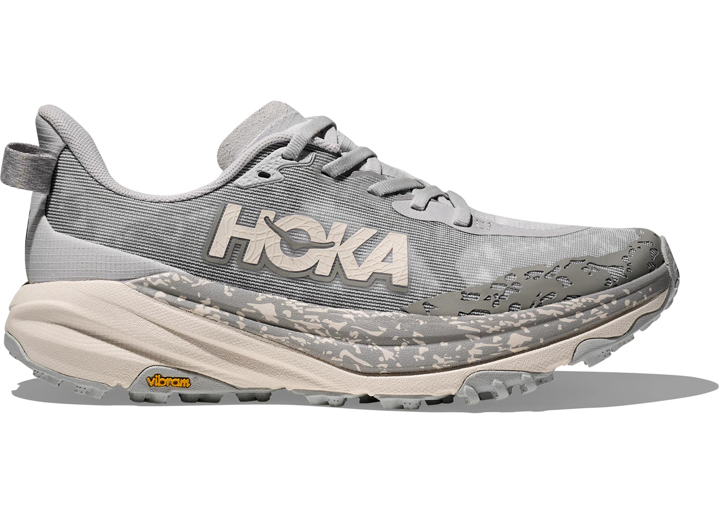 Hoka One One Speedgoat 6 Stellar Grey Alabaster – Side Kicks