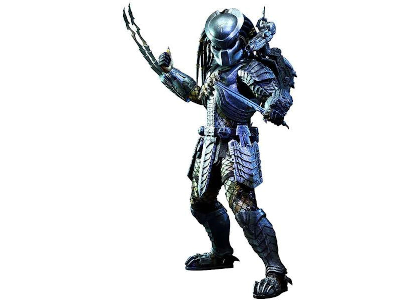 Hot Toys Alien vs Predator Movie Masterpiece Scar Predator Collectible ...