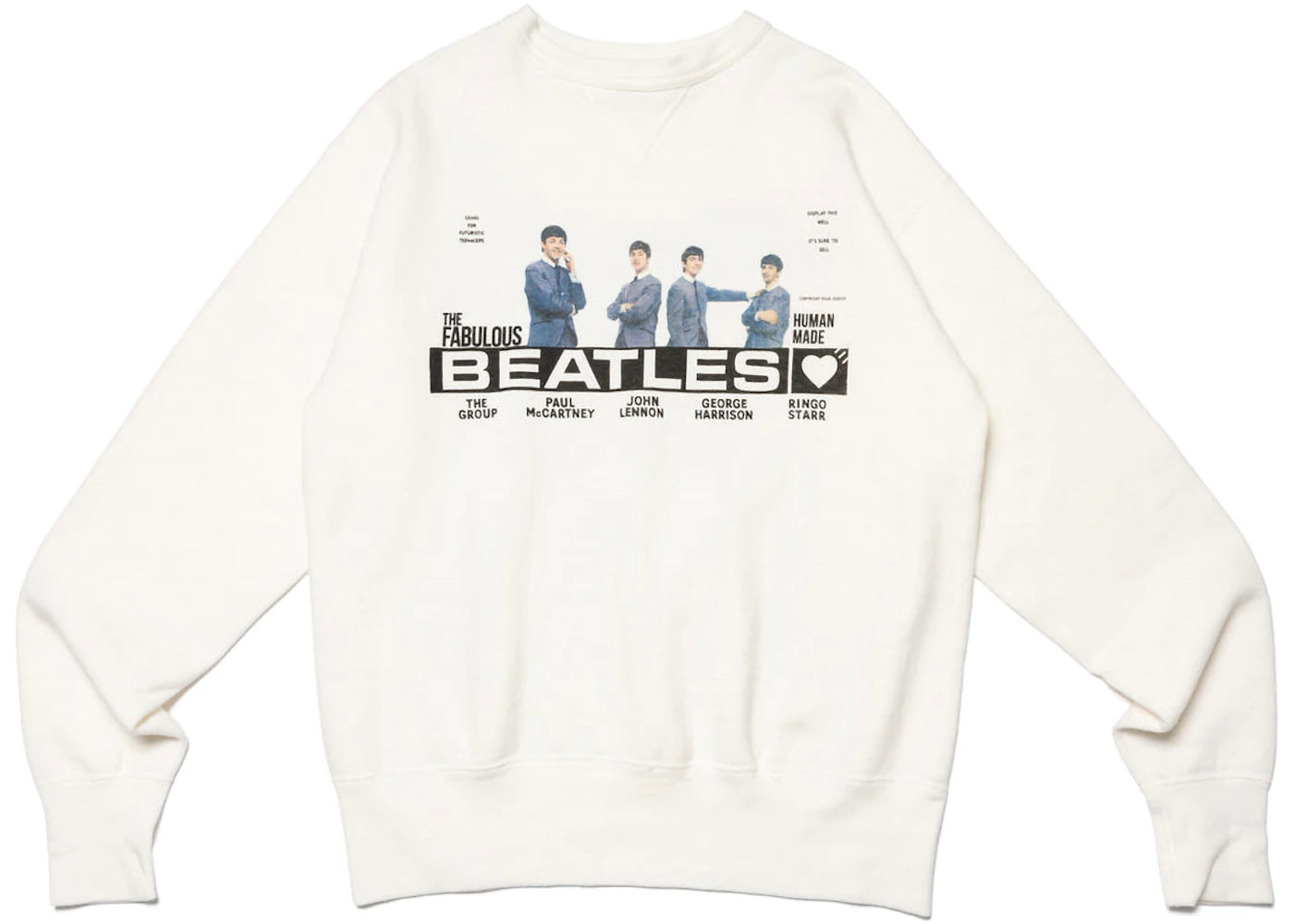 Human Made Beatles Tsuuriami Sweatshirt White – Side Kicks