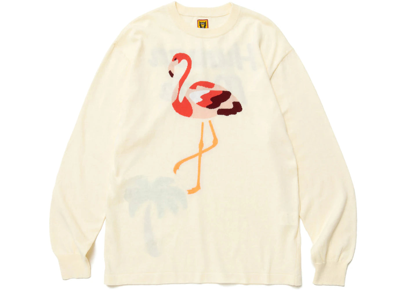Human Made Flamingo Knit Sweater White – Side Kicks