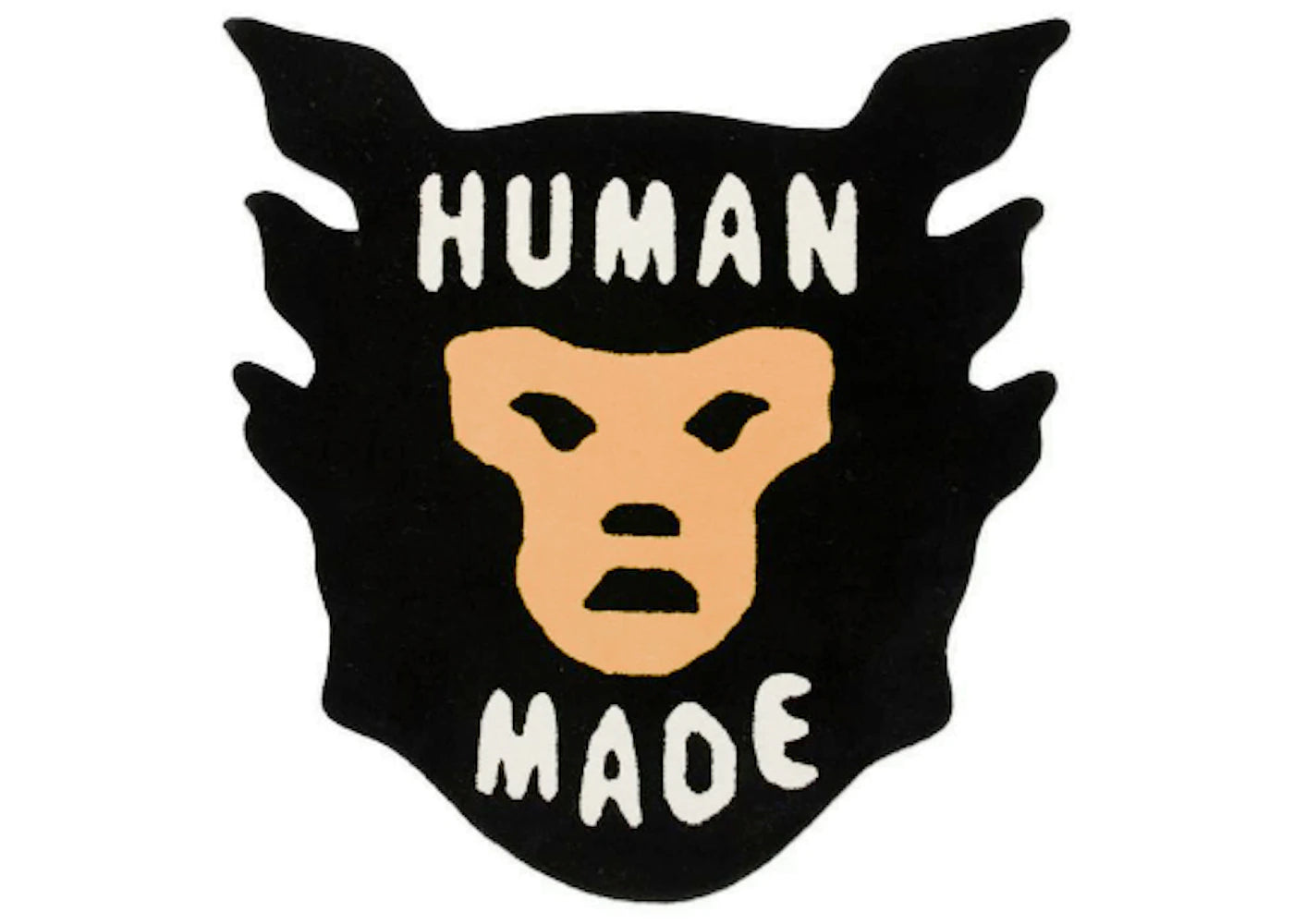 Human Made Large Face Rug Black – Side Kicks