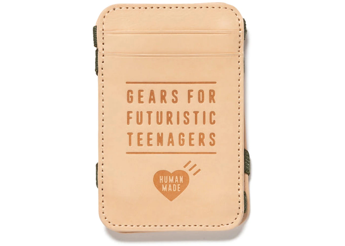 Human Made Leather Magic Band Card Case White – Side Kicks